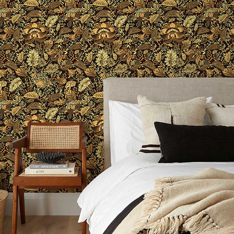 Wallpaper Sticker Rattan Pattern Cabinet Stickers Glass Stickers Self ...