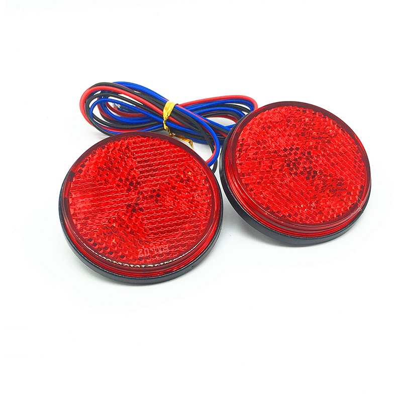 Motorcycle Brake 24 SMD Car Round Tail Lights Turn Signal Light Lamp ...