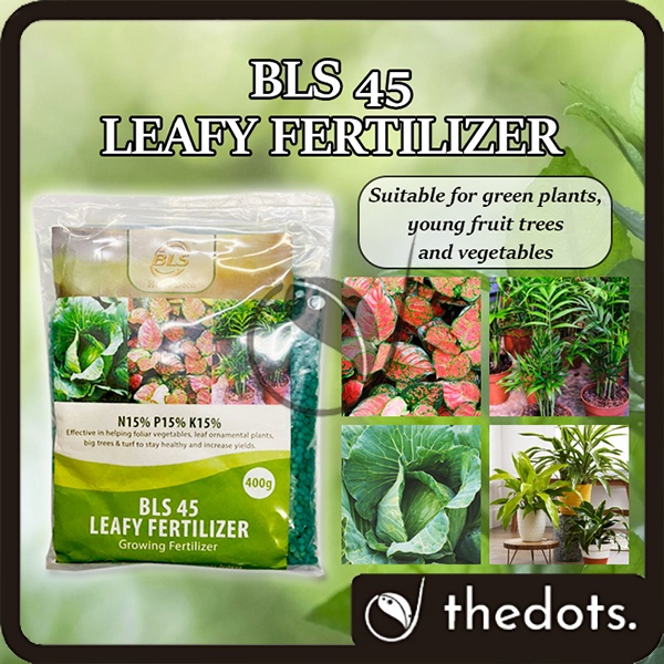 400g BLS Leafy Fertilizer 45 Garden Granules Green Plant Fertilizer ...