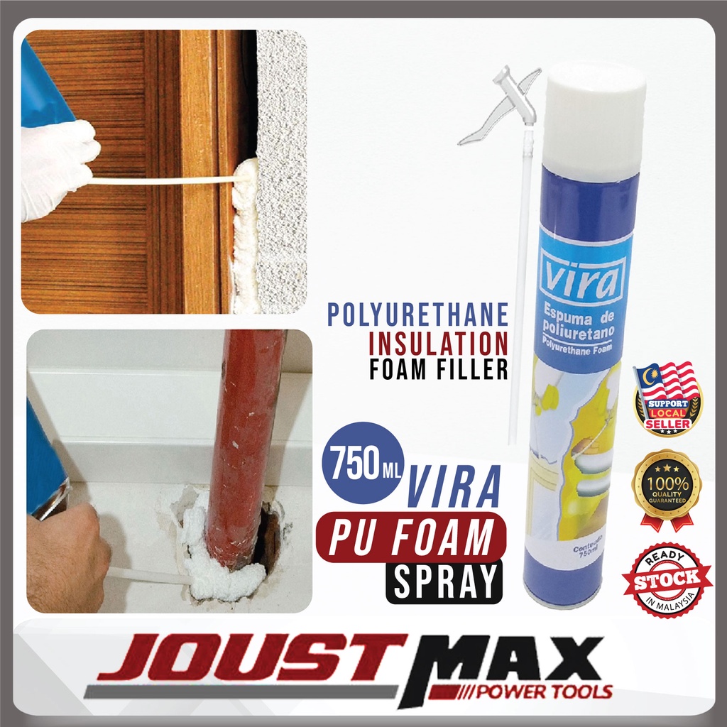 Vira Polyurethane Foam PU Foam Spray 750ml Cyclone 800G Tomahawwk 750G Polyurethane Foam PU Foam ...