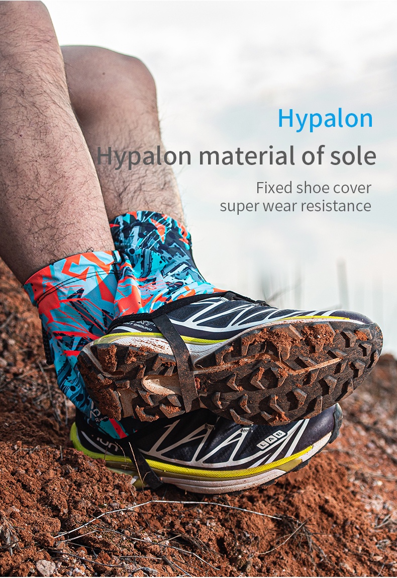 AONIJIE Short Trail Gaiters Protective Shoe Cover With Drawstring E4417 ...