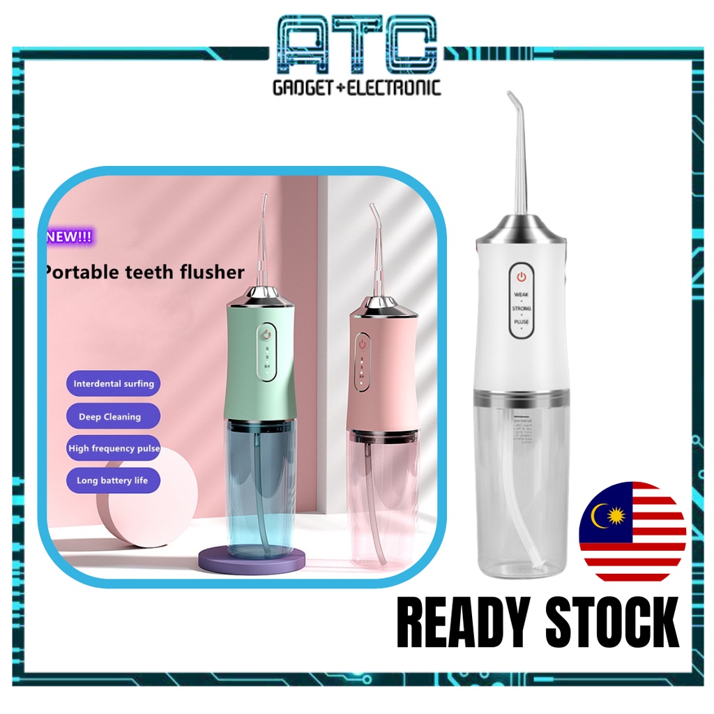 ATC Water Flosser USB Rechargeable Oral Care Teeth Cleaner Electric ...