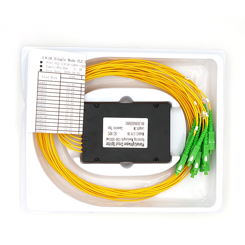 FBT Splitter box 1x2 1x4 1x8 1x16 ABS Fiber Optic Splitter Splice Pig ...