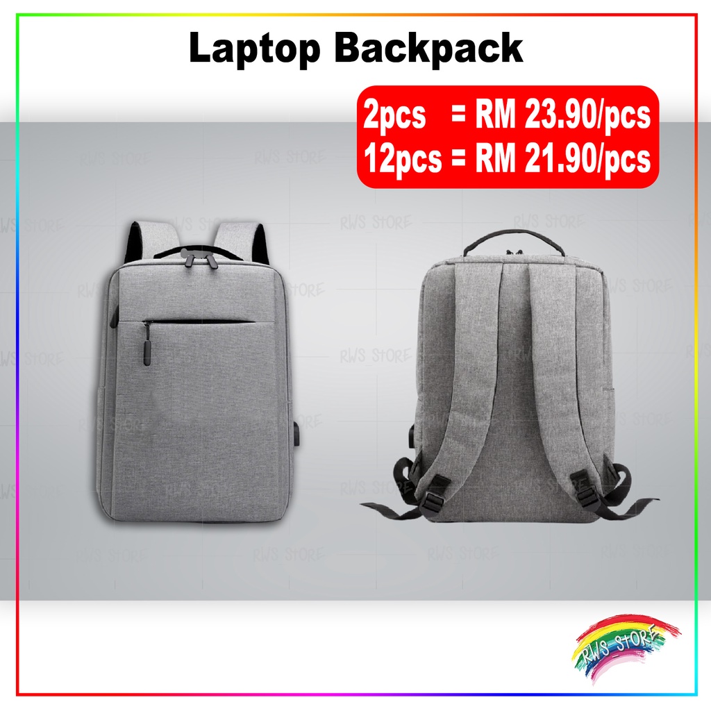 Laptop Backpack 手提电脑背包 Beg Komputer Riba | Shopee Malaysia