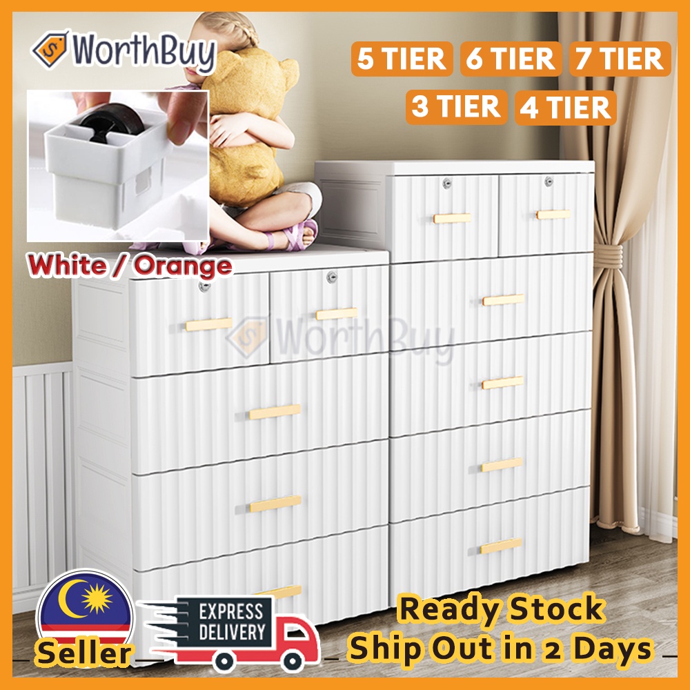 Worthbuy Multipurpose Drawer Cabinet Wardrobe Closet Storage Rack ...