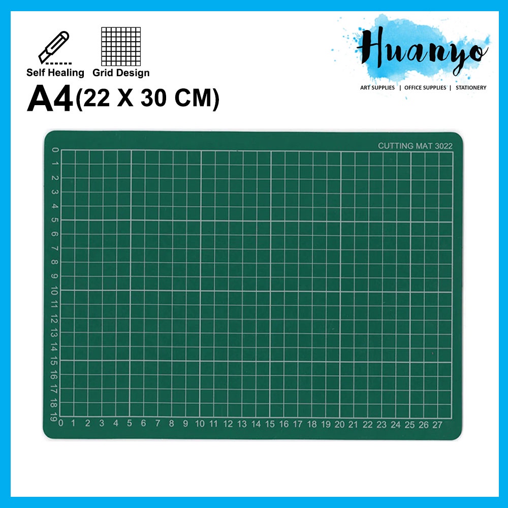 Apex Cutting Mat Self Healing Grid Layout A4 22 X 30 CM (3MM Thickness ...
