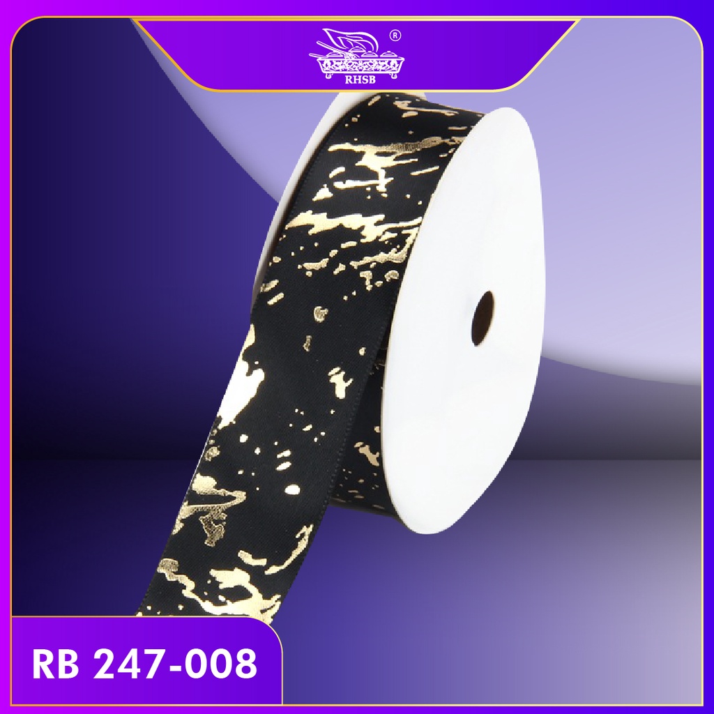 25YARDS x 2.5CM RIBBON / SATIN MARBLE / PACKAGING RIBBON / MARBLE ...