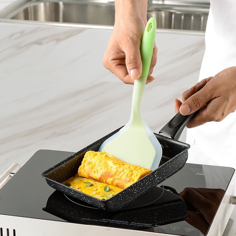 Silicone Wide Spatula Tamagoyaki Shovel Beef Meat Pizza Fried Egg ...