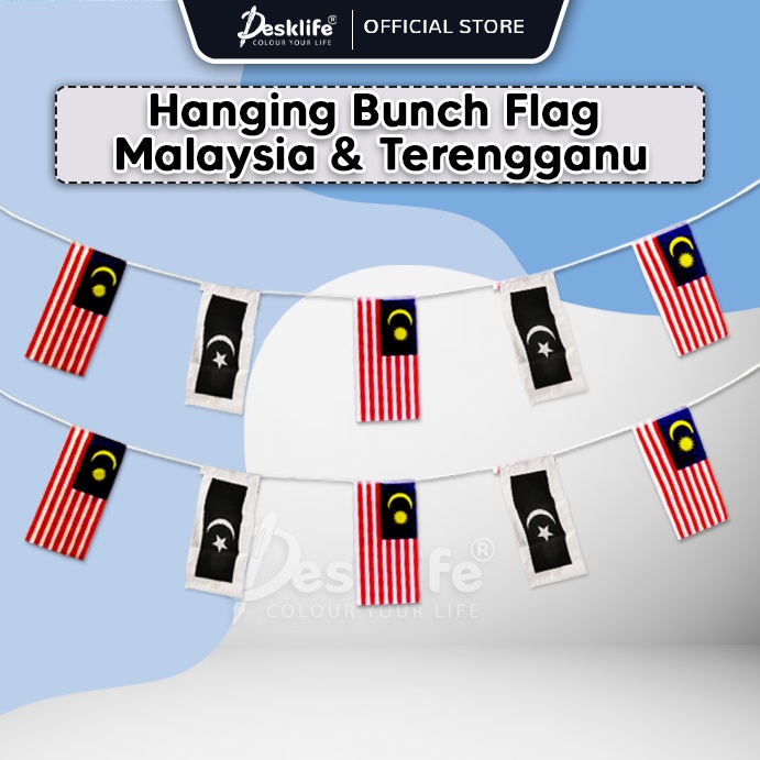 Desklife 2x4/2x8/3x6 Bendera Malaysia Merdeka Jalur Gemilang Flag ...