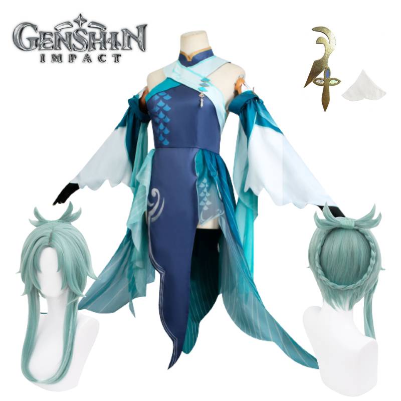 Cosplay Genshin Impact Costume Unleash The Power Of The Elements Lumiya ...