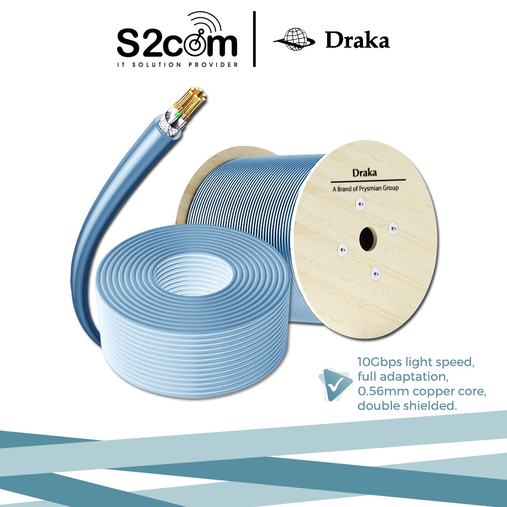 Draka UC900 Cat.7 S/FTP 23AWG LSZH Network Cable | Shopee Malaysia