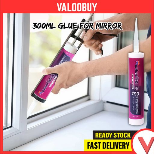 300ml Glue For Glass Construction Gam Cermin Mirror Silicon Glass Glue ...