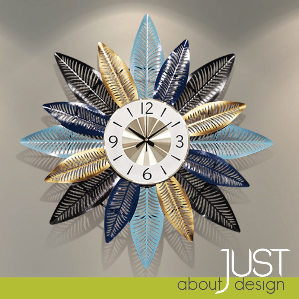 Jam Dinding Wall Clock Metal Titania Jam Besi Hiasan Dinding Wall Home ...