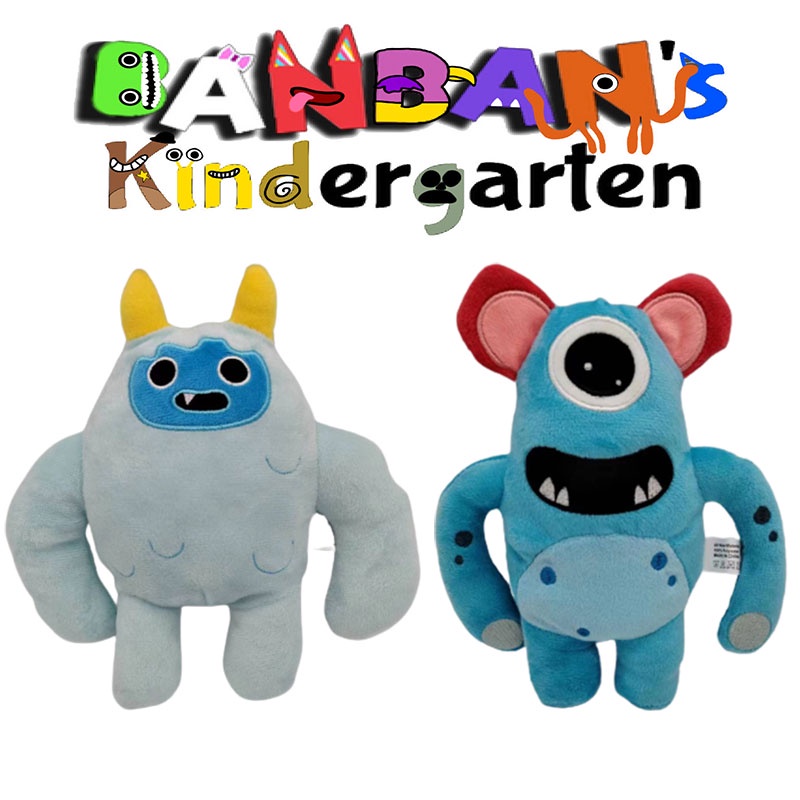 Garten Banban Of Plush Toy Devil Bear And Yellow Horn Fat And Banban ...