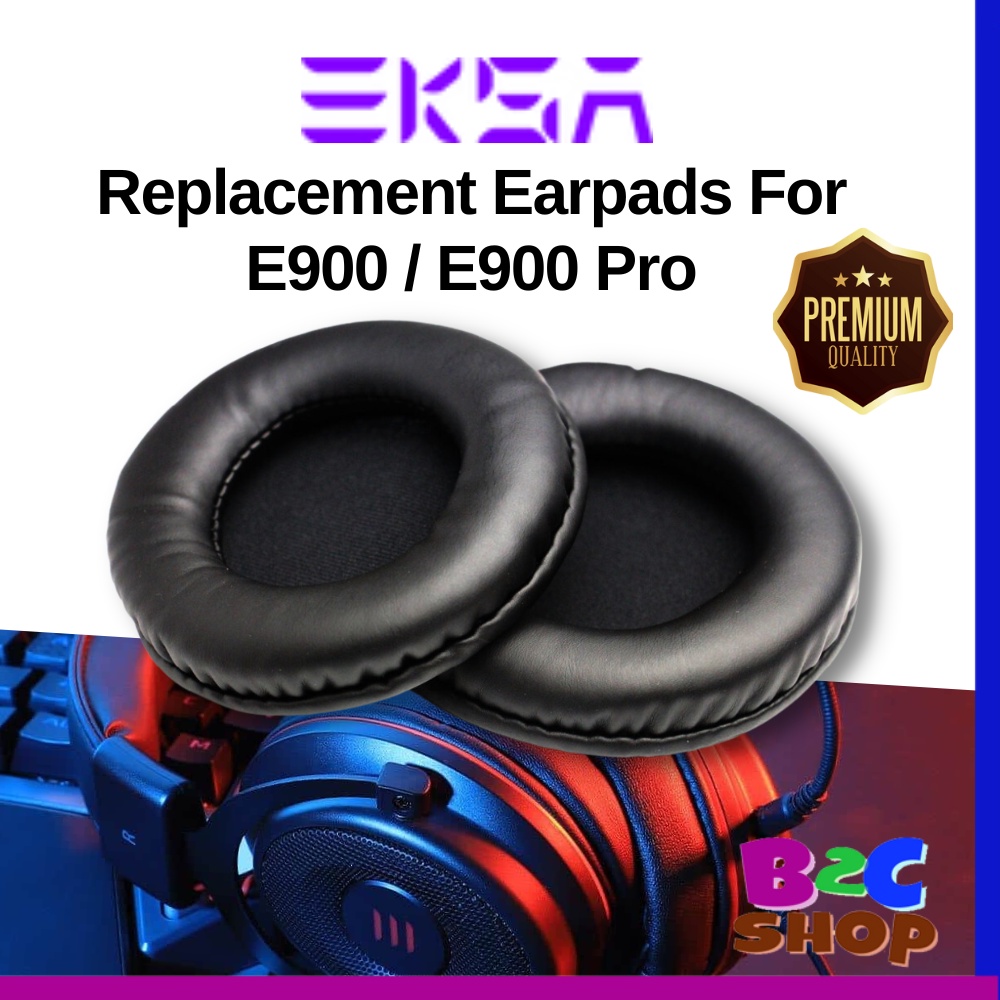 🔥𝗥𝗘𝗔𝗗𝗬 𝗦𝗧𝗢𝗖𝗞🔥 1Pair Eksa E900 / E900 Pro Gaming Headset Replacement Ear Pads Cushion Earpad ...