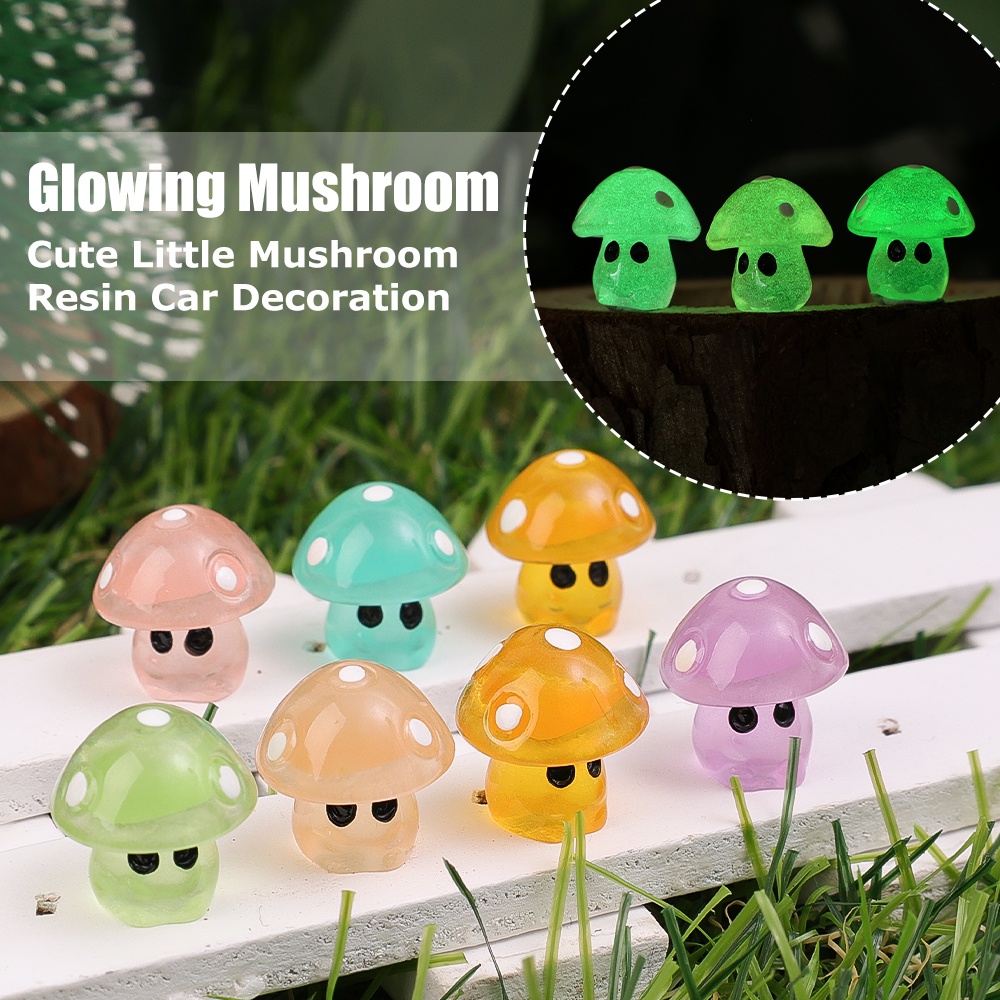 Mini Luminous Resin Dinosaur Car Ornament / Night Glowing Cartoon ...