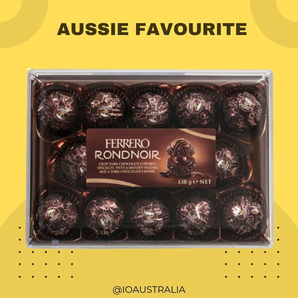 Ferrero Rondnoir Dark Chocolate Gift Box Limited Edition 14 Pack ...