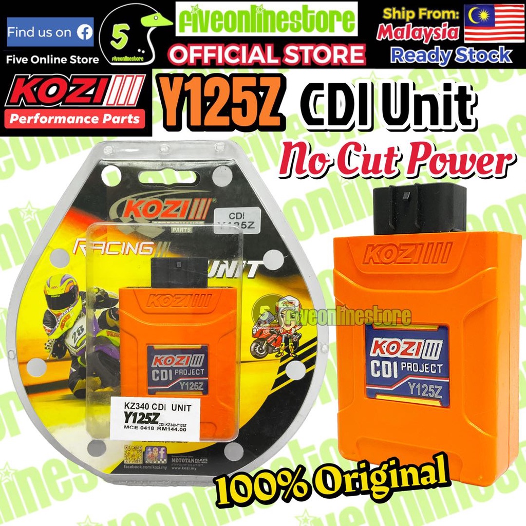 ECU Y125Z Y125 125Z 125ZR RSX 150 RS150 RSX KOZI ECU Unit Racing PNP Y125Z Buang Cut OFF LEO ...
