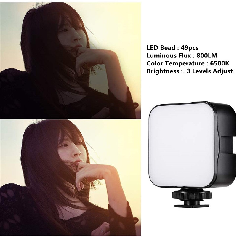 Portable Dimmable Lamp Camera Fill Lights Night Photographic Fill ...