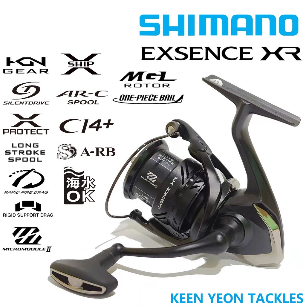 2023' SHIMANO EXSENCE XR FISHING REEL ( SPINNING ) | Shopee Malaysia