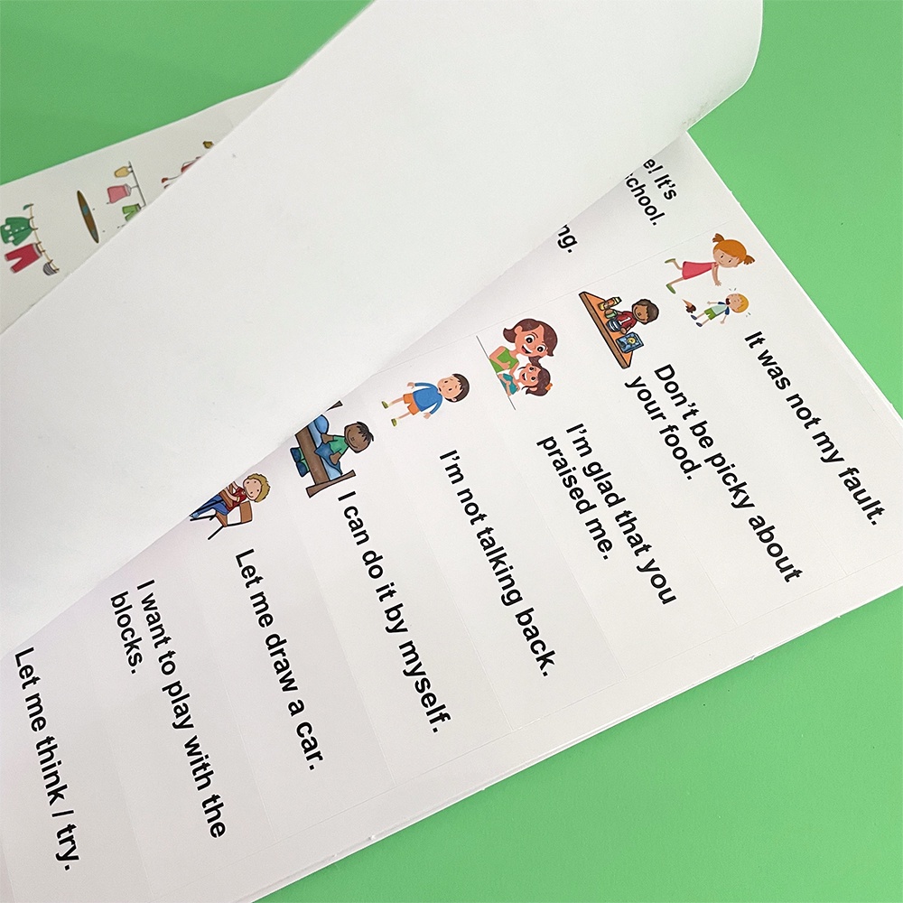 Family Daily Scene Sticker 200 Sentence Stickers for Kids Montessori ...