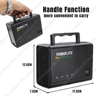 YOBOLIFE LM-3606 16V15W Solar Power System 5000mAh Portable Outdoor Solar Panels Powerbank ...