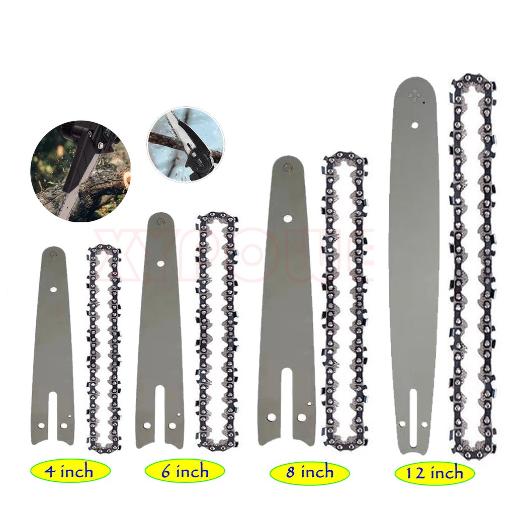 【24H Shipping】4"/6"/8"/12" Chain Only For Mini Cordless Chainsaw ...