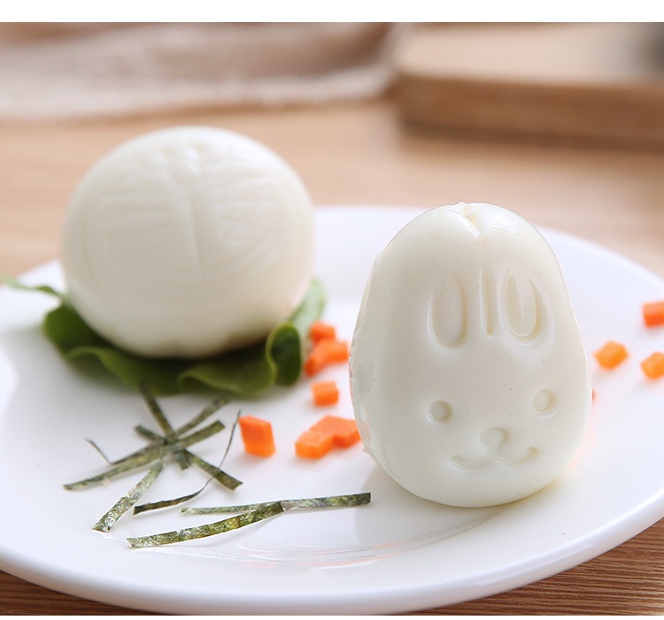 KEKEBEBE 8Pcs Boiled Egg Sushi Origini Rice Ball Mold Bento Maker Cute ...