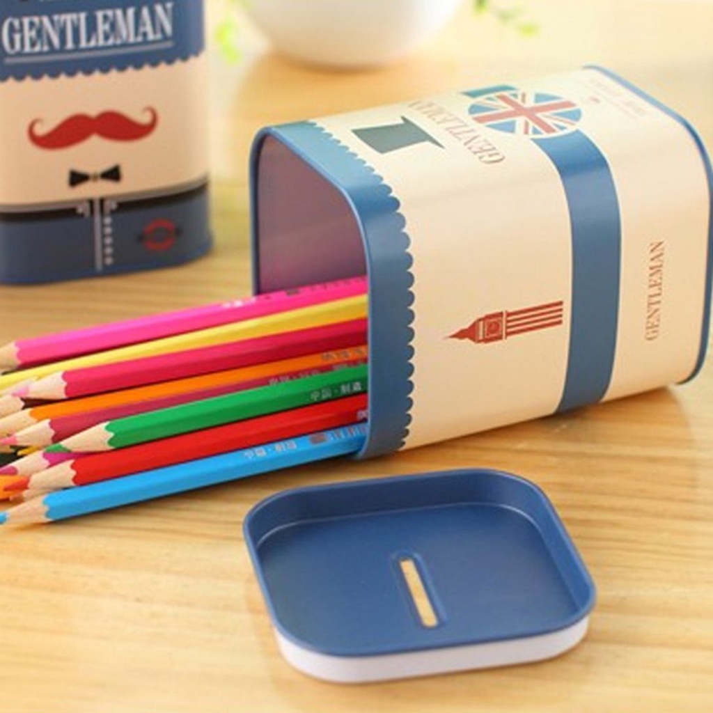 [BH] Small Cute Saving Box Money Tinplate Piggy Bank Designs For Kids ...