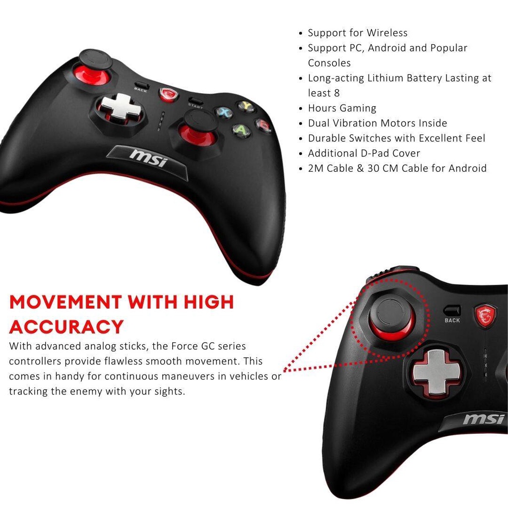 MSI FORCE GC30 Gaming Controller | Shopee Malaysia