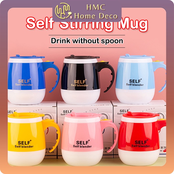 HMC 350ml Auto Self Stirring Mug Self Blender Stainless Steel Auto Mix ...