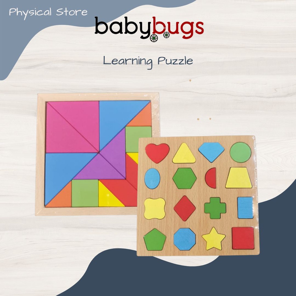 Bugs Wooden Learning Puzzle | Shopee Malaysia