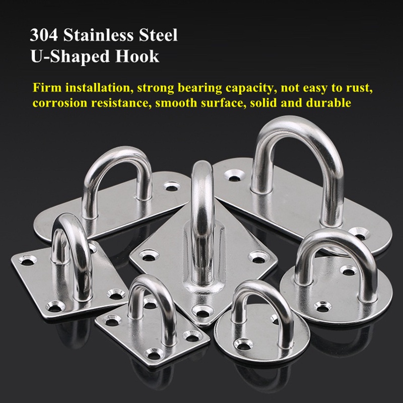 M5 M6 M8 304 Stainless Steel U-Type Hook Wire Rope Tension Device ...