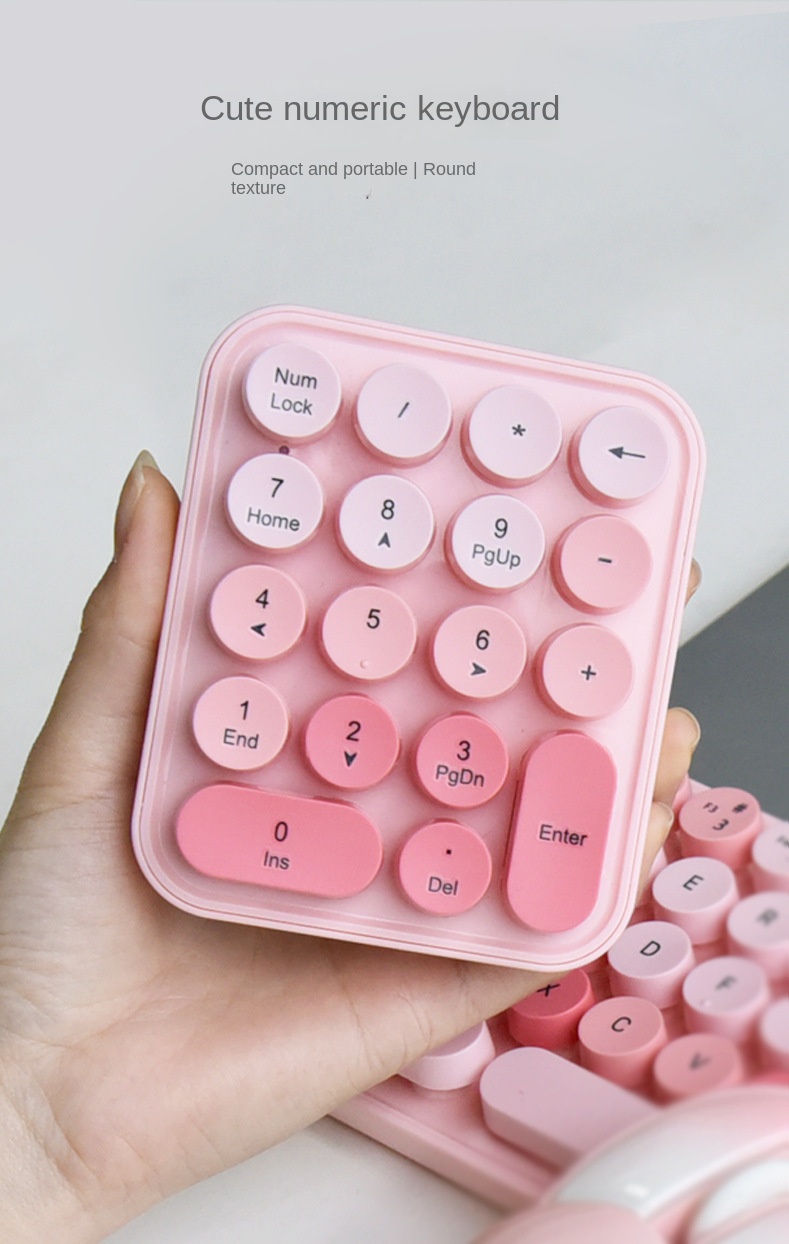 MOFII Ibean Max Wireless 2.4G Keyboard Mouse+Digital number pad Set 3 ...