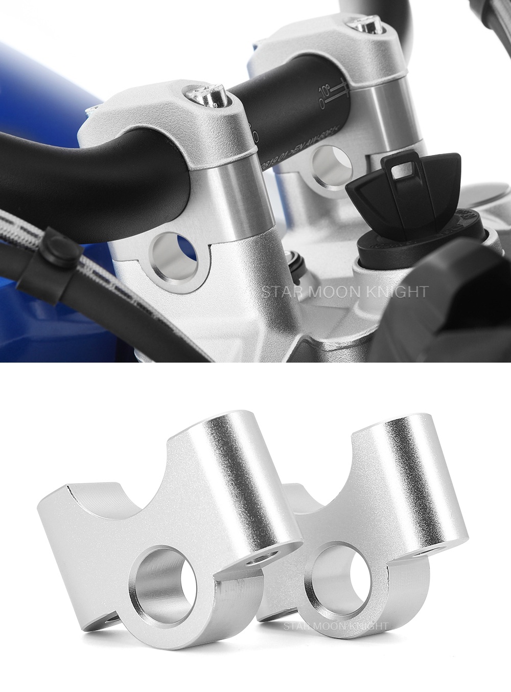 Motorcycle Handlebar Riser Clamp 35MM Extend For BMW gs 1200 1250 r ...