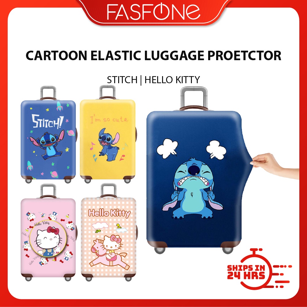 Luggage Protector Elastic Luggage Cover Elastik Suitcase Anti Scratch ...