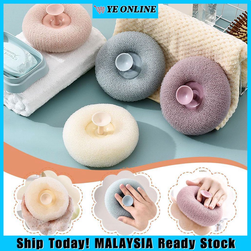 Shower Sponge Bath Loofahs Mesh Pouf Body Foam Bubble Bathing Shower