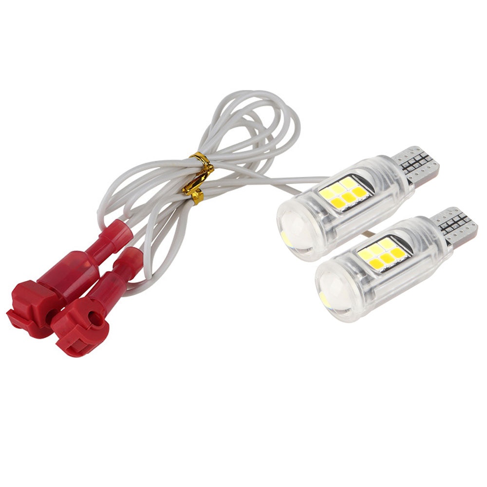 2pcs T15 Dual Contact Led W16W Motorcycle Turn Signal Two-Color Daytime ...