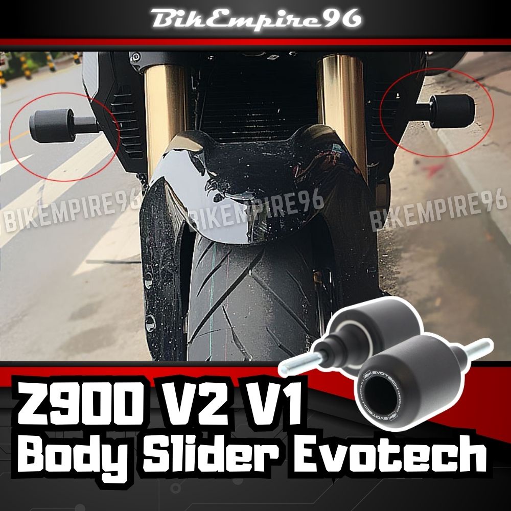 Kawasaki Z900 V2 V1 Body Slider Evotech Universal Frame Slider Engine ...