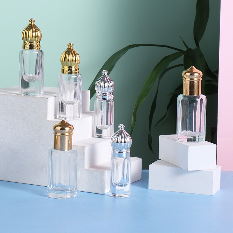 3ml, 6ml, 12ml Clear Botol Kosong Attar Empty Bottle Parfum Minyak Wangi Essential Oil Attar ...