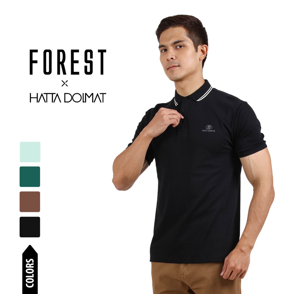 Forest Polo T Shirt Lelaki | Forest x Hatta Dolmat Cotton Polo Tee ...