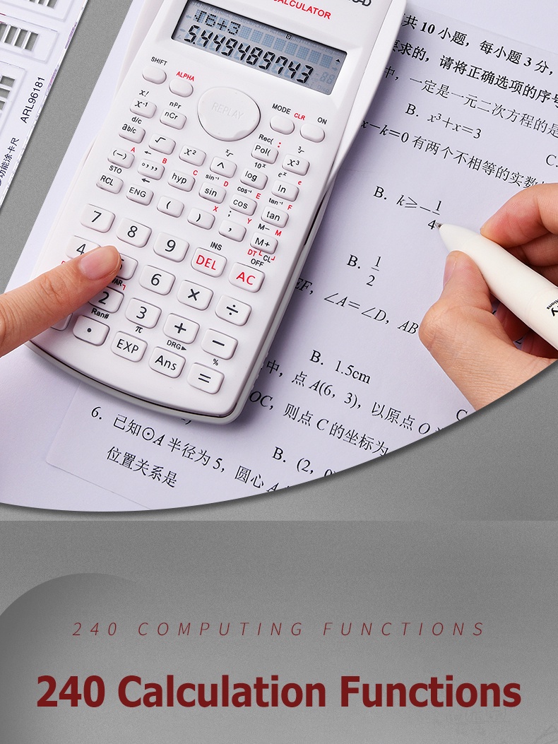 Scientific Calculator Multifunctional Student Simple Portable ...