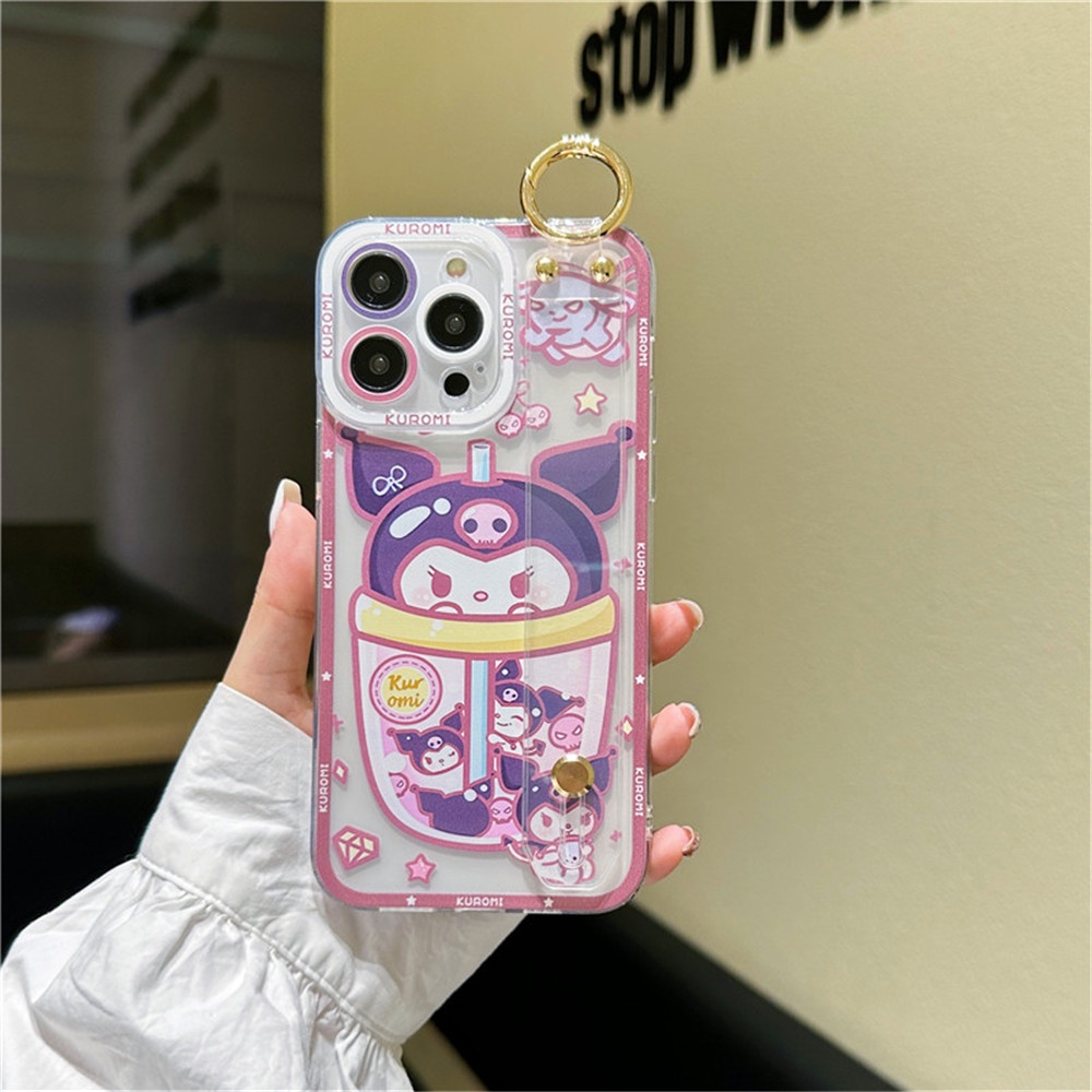For Vivo V21 V21E V7 Plus Y51A Y33 Y53S X21 X21i Casing Cartoon Melody Kuromi Rabbit Pattern ...