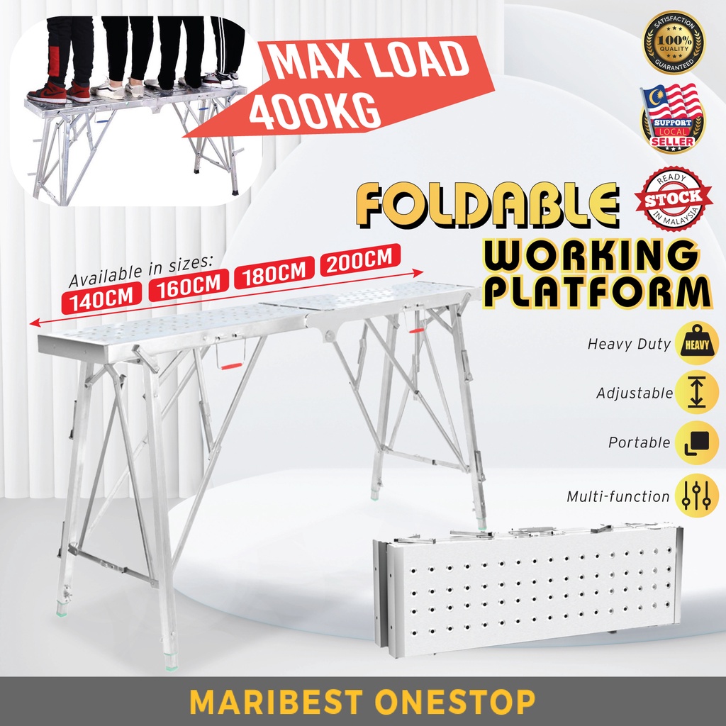 1.4M 1.6M 1.8M 2M Foldable Working Platform Heavy Duty Scaffolding High ...