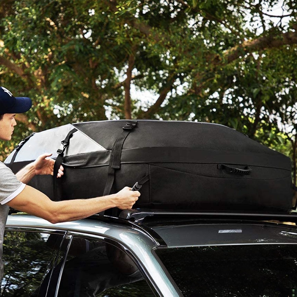 IDECO Car Roof Bag Rooftop Cargo Carrier Foldable Car Bag Waterproof ...