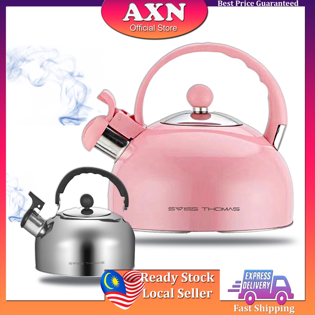 Axn Whistling Stainless Steel Modern Dome Teapot Tea Kettle cerek air ...