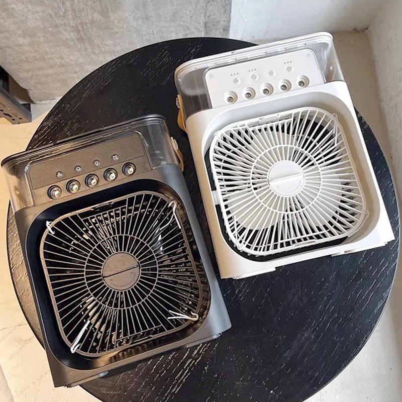 Mini Air Conditioner Portable Cooling Fan Aircond 4 in 1 Humidifier ...