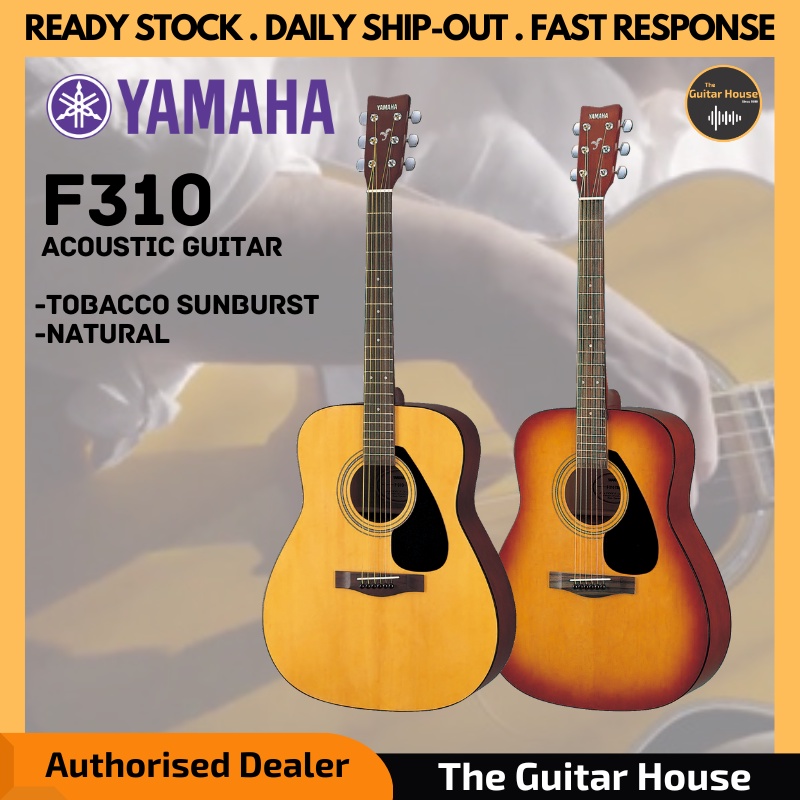 Yamaha F310 Acoustic Guitar (Natural/Tobacco Sunburst) | Shopee Malaysia