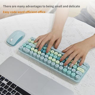 MOFII I Bean Wireless Keyboard Mouse Combo Set Office Table Laptop PC ...