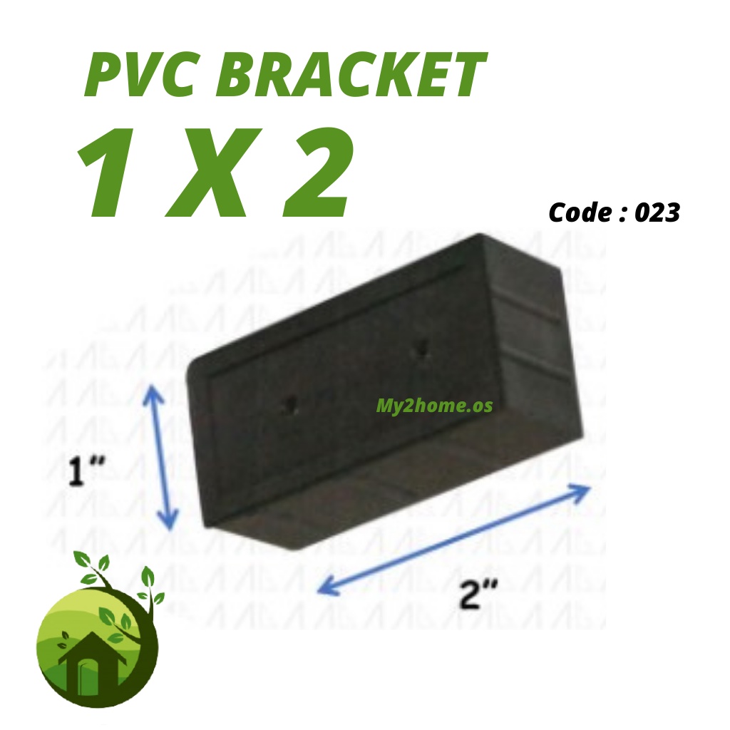 PVC Bracket 1" X 2" Hollow Bracket Code 023 Aluminum Hollow Ioiner Pipe ...